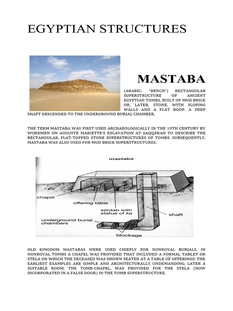 Egyptian Structures | PDF | Egyptian Pyramids | Ancient Egypt