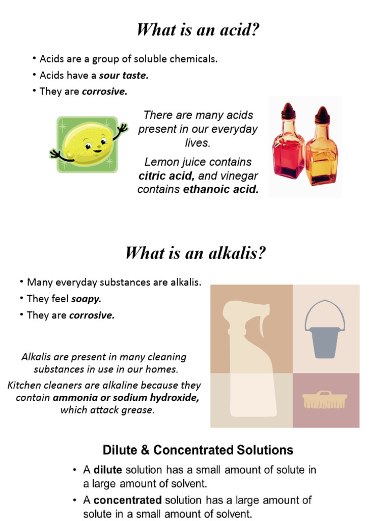 Acids Alkalis | PDF