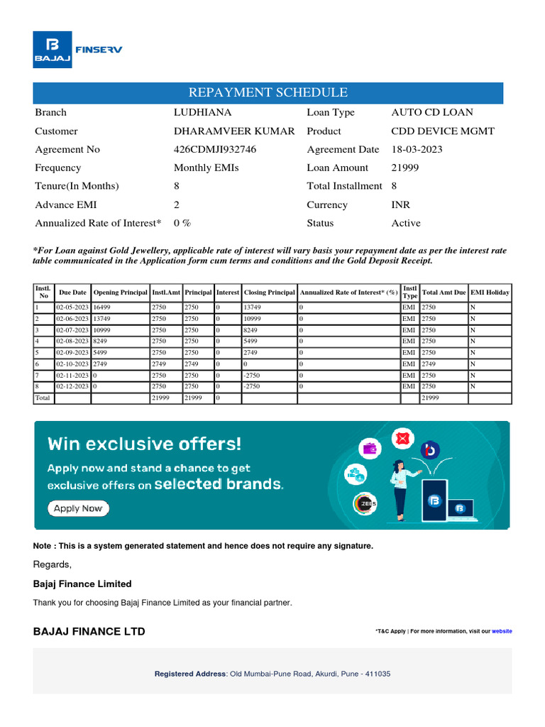 RPS 1708668958141 | PDF | Interest | Loans