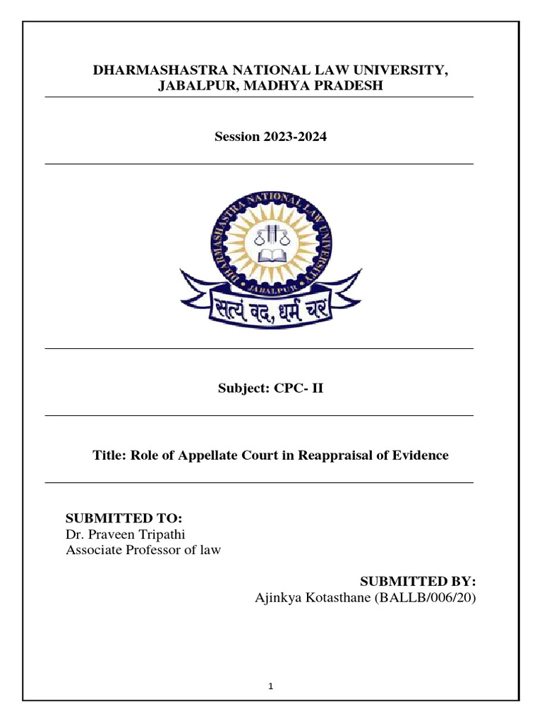 CPC Ii | PDF | Appellate Court | Appeal