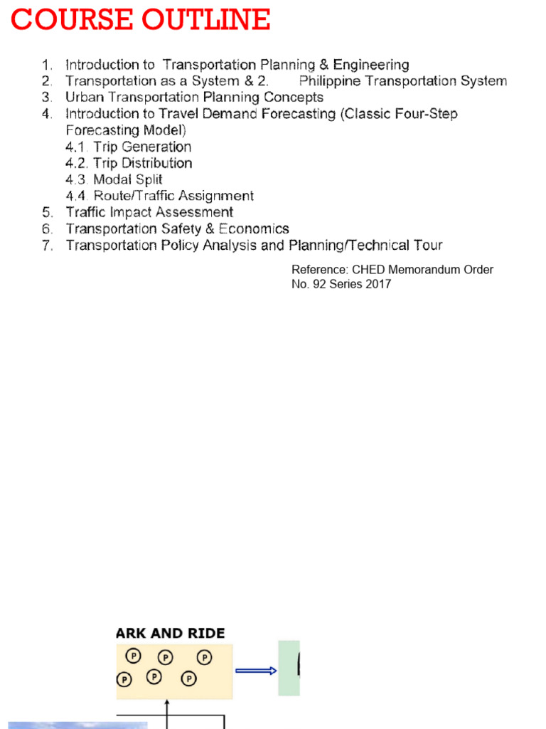 Lesson 3 - Urban Transportation Planning Concepts | PDF | Speed ...