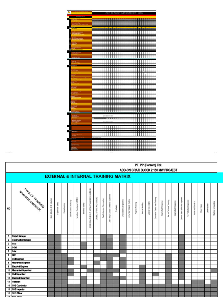 SIMOPS HSE Project Daily Site Program | PDF | Drill | Personal ...