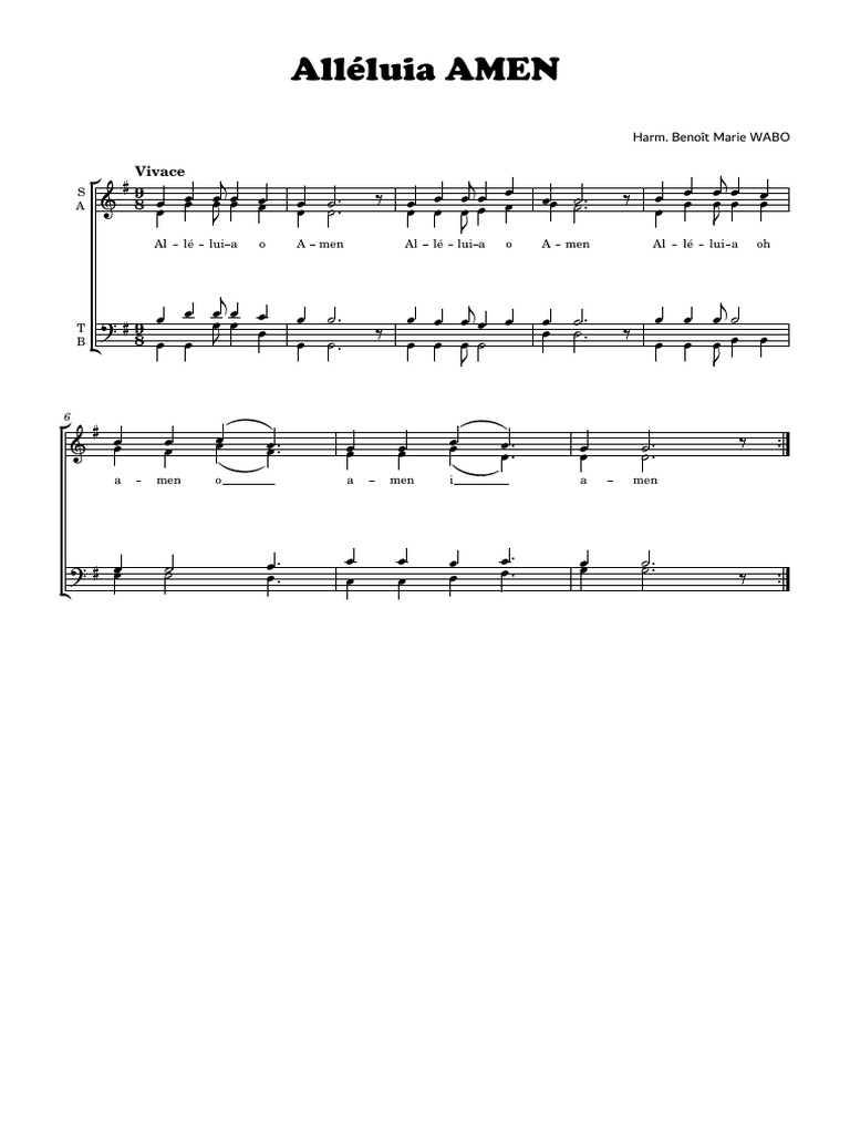 Alléluia AMEN | PDF