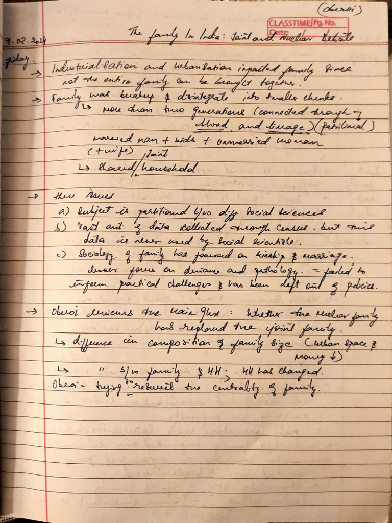 Family in India Patricia Uberoi | PDF