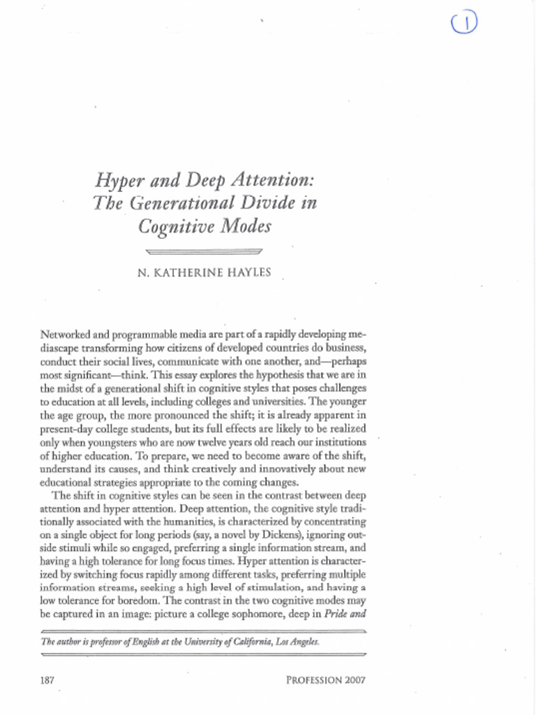 Hayles - Hyper Deep Extracts | PDF