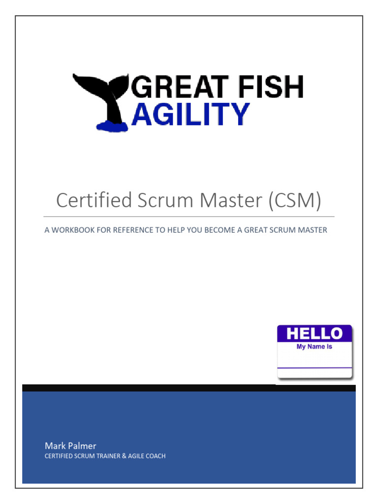 Scrum Master Workbook for Success | PDF | Scrum (Software Development ...