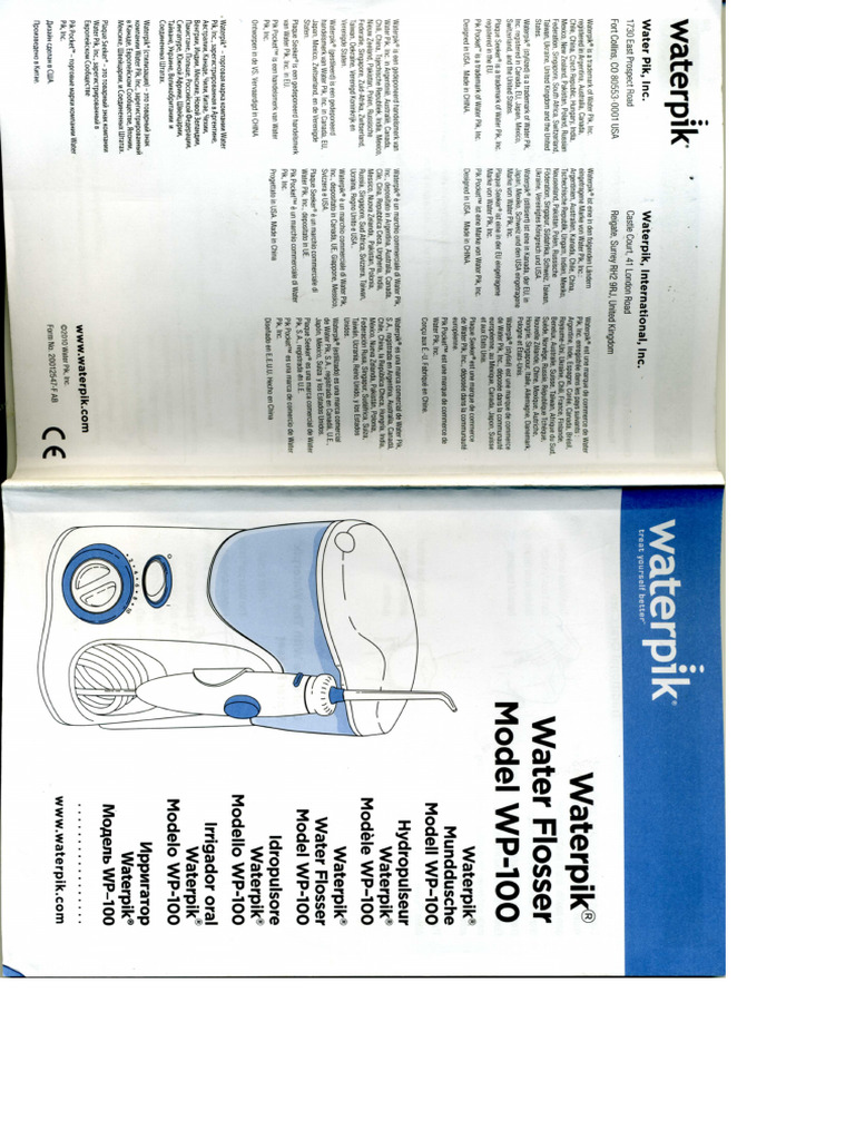 Cepillo Dental Waterpik | PDF