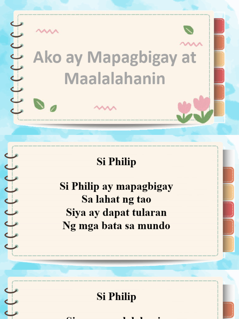 Q3 W3 Ako Ay Mapagbigay at Maalalahanin | PDF