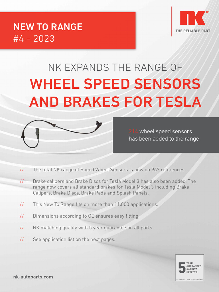 Tesla Brake and Sensor Range Expansion | PDF | Brake | Land Vehicles