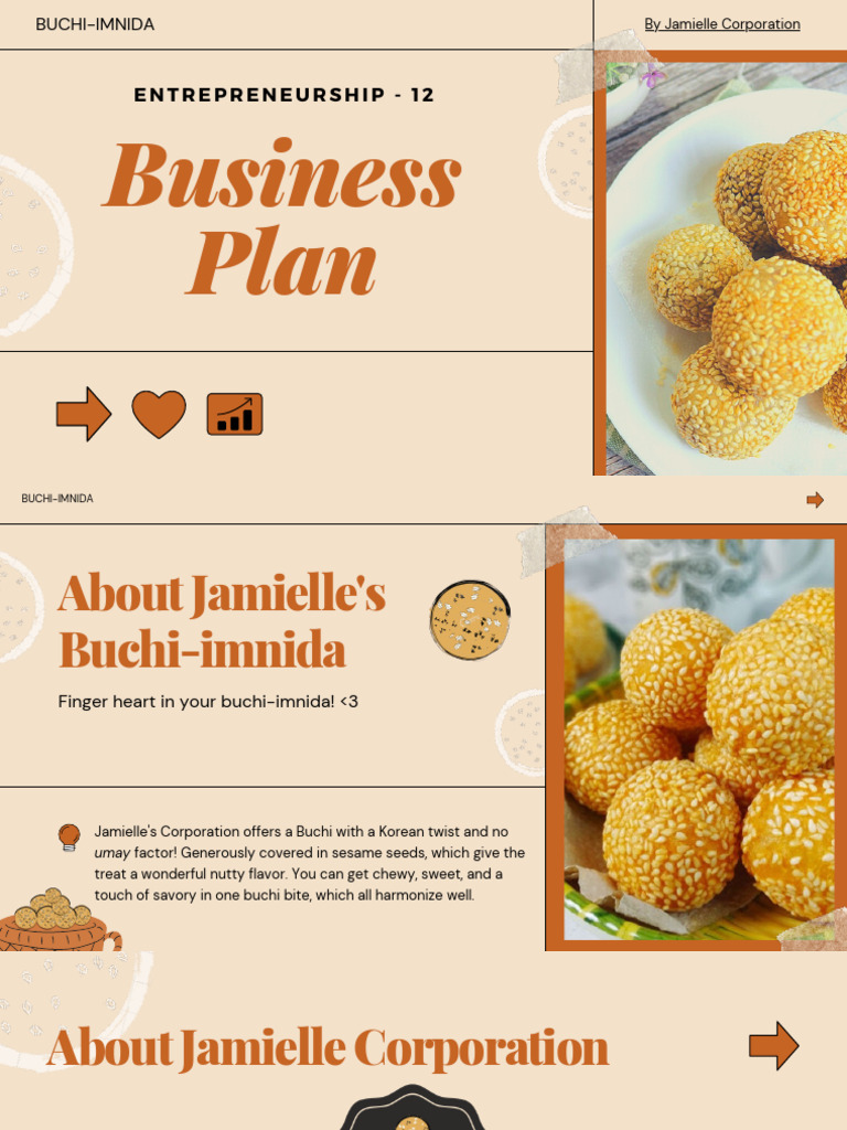 Jamielle's Buchi-Imnida Business Plan | PDF