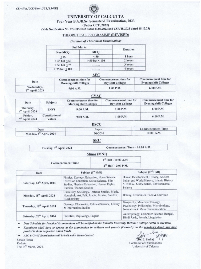Revised H PRG As Sem I 2023 CCF | PDF