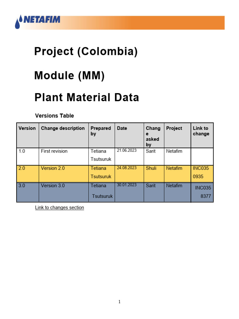 ZMM - Matpl Plant Material Data v3 30.01.2024 | PDF | Object (Computer Science) | Function ...