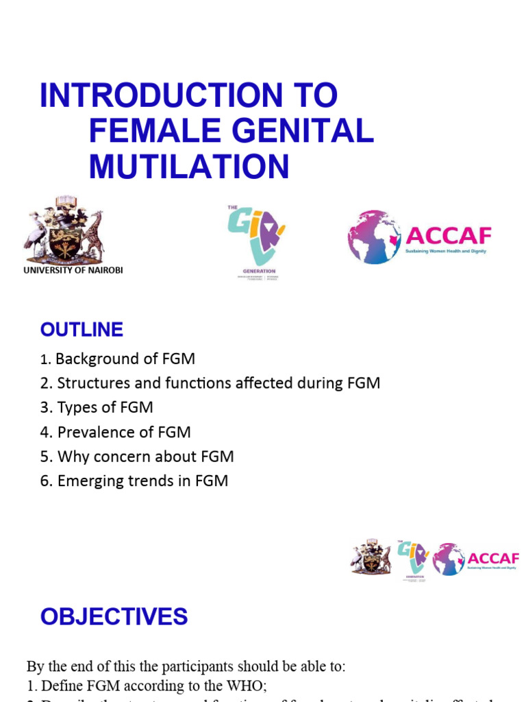 Understanding Female Genital Mutilation | PDF | Female Genital ...