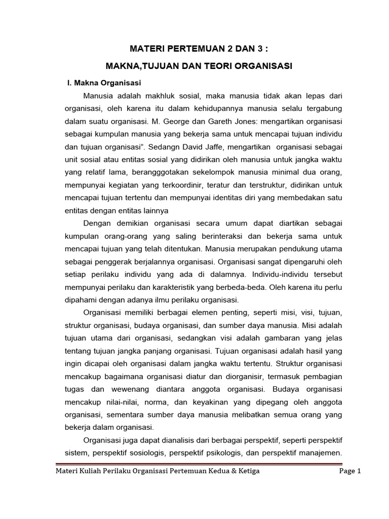 Materi Pertemuan 2 Dan 3 | PDF