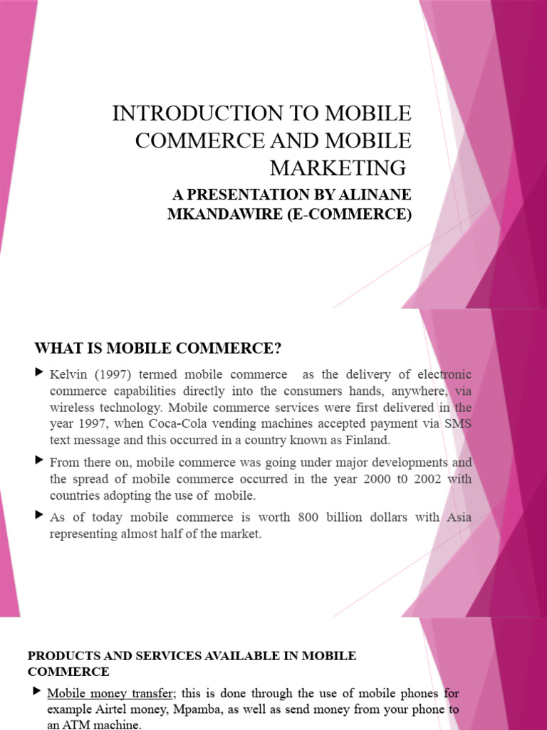 Introduction To Mobile Commerce and Mobile Marketing | PDF | Mobile Marketing | Multimedia ...