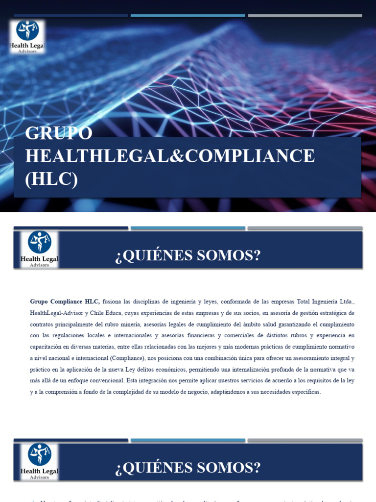 Brochure HLC Compliance | PDF | Cumplimiento normativo | Business