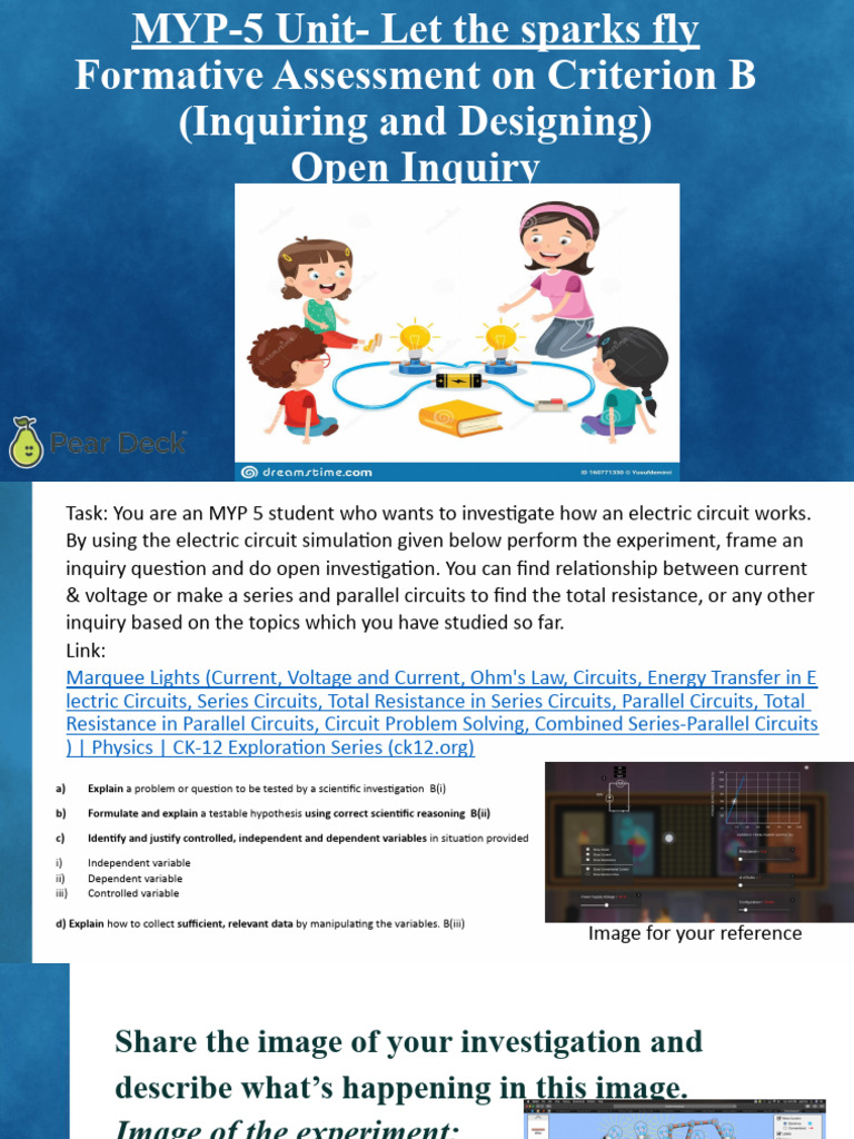 MYP 5 - Unit-1 Electricity FA-Cr B-taskid14479TSK320210812112316471 | PDF | Series And Parallel ...