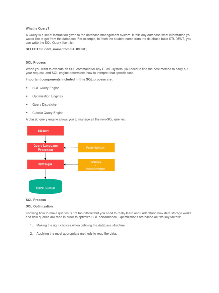 What Is Query | PDF | Databases | Parsing