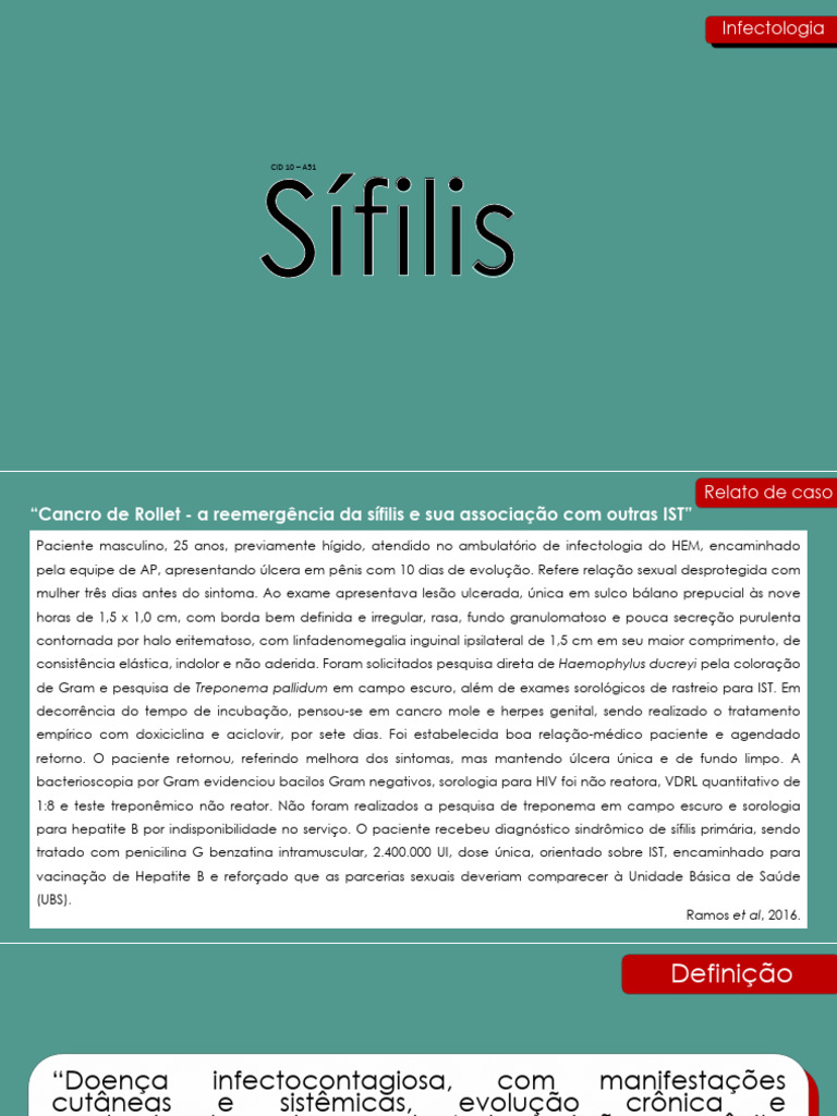 SÍFILIS | PDF | Especialidades médicas | Medicina Clínica