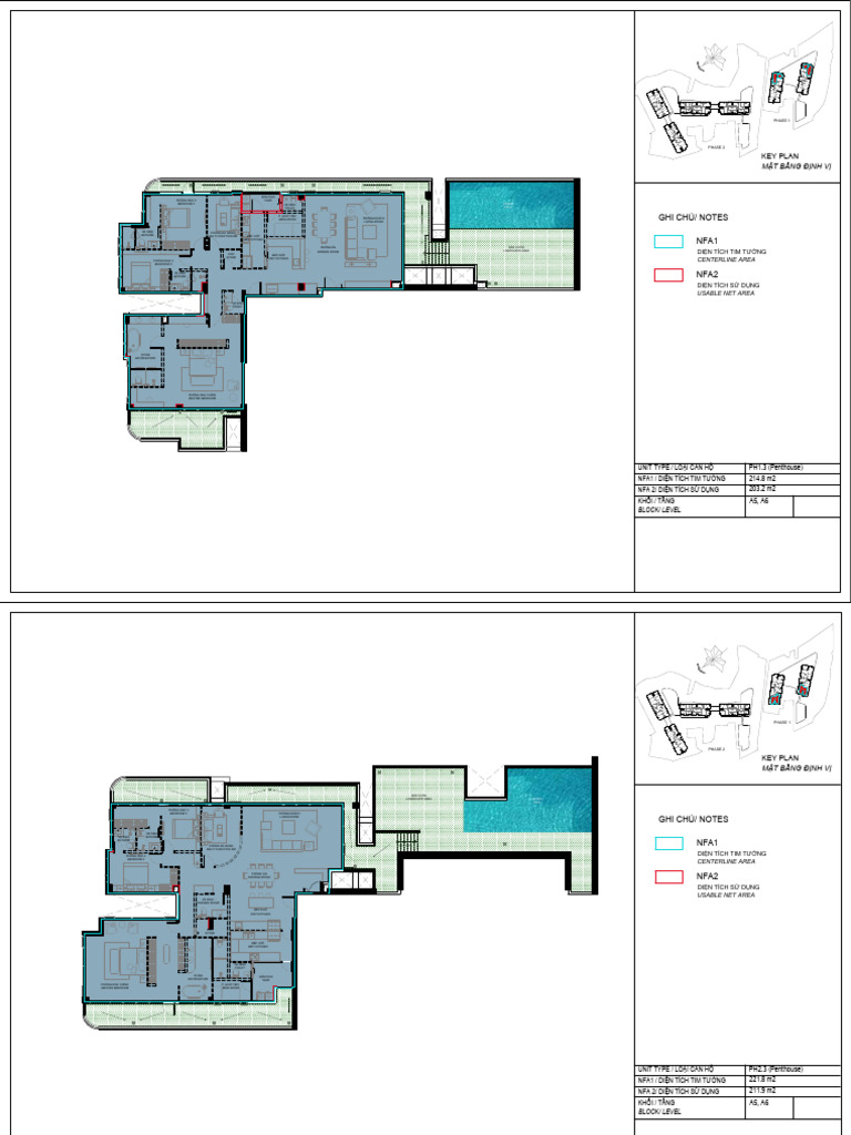 Eaton Park A5a6 - Penthouse - Unit Layouts | PDF