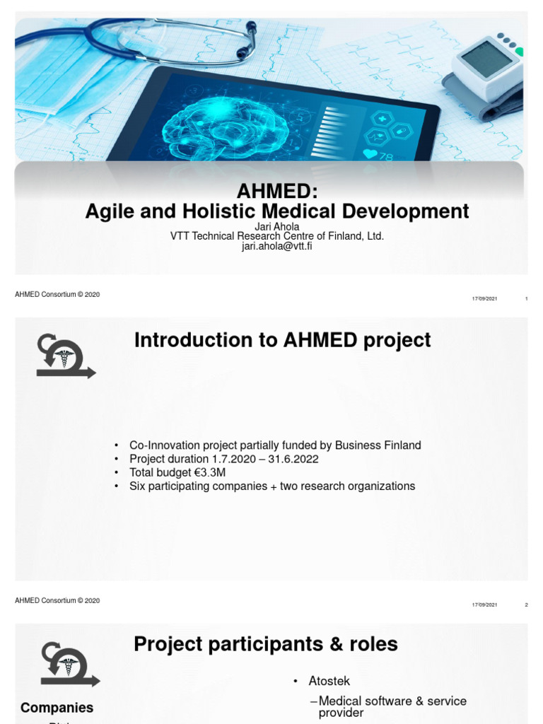 Ahmed Intro Jari Ahola BF Webinar 17092021 | PDF | Agile Software ...