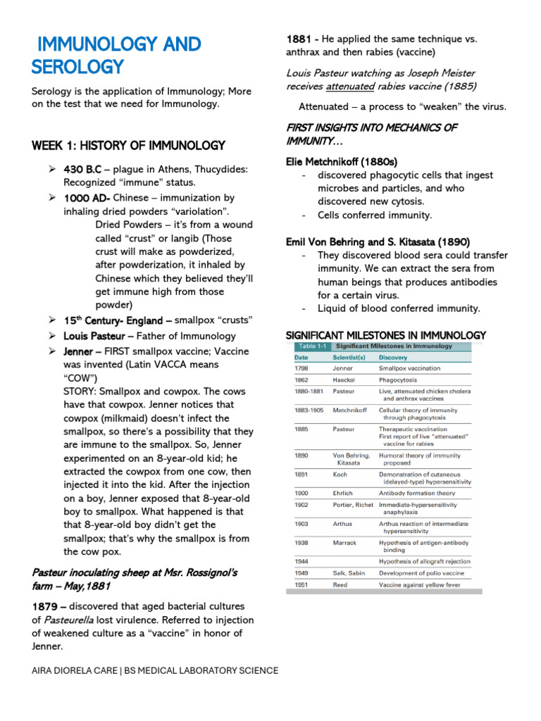 Immunology Basics for Med Students | PDF | Immune System | Lymphocyte