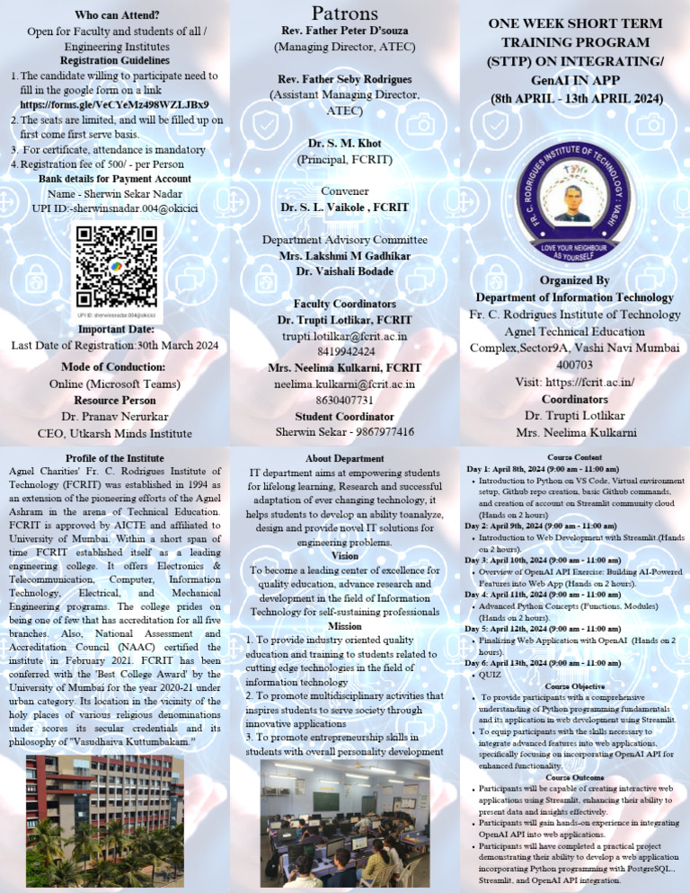 STTP Brochure 2024 - 20240319 - 090133 - 0000 | PDF | Web Development | Computing