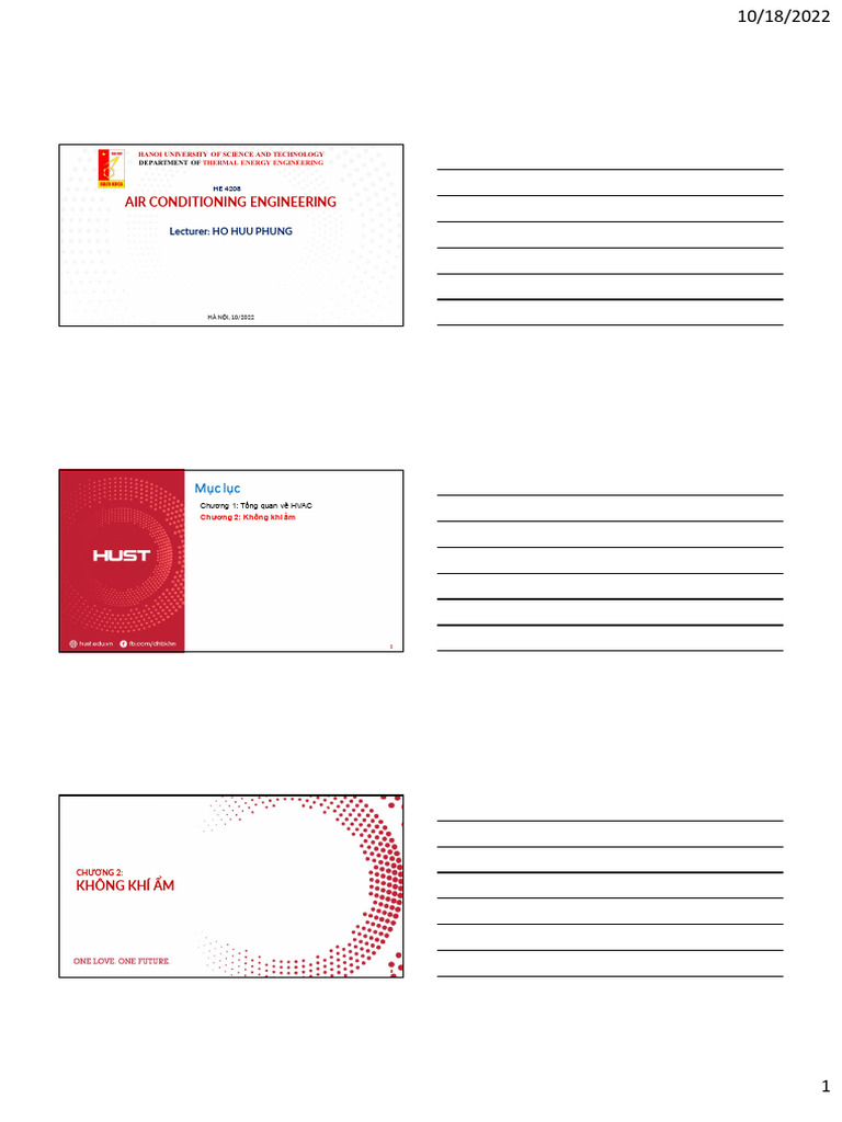 Chapter 2 - Psychrometrics (VN) | PDF