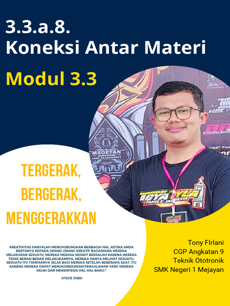 3.3.a.8. Koneksi Antar Materi - Modul 3.3 - Tony Firlani | PDF