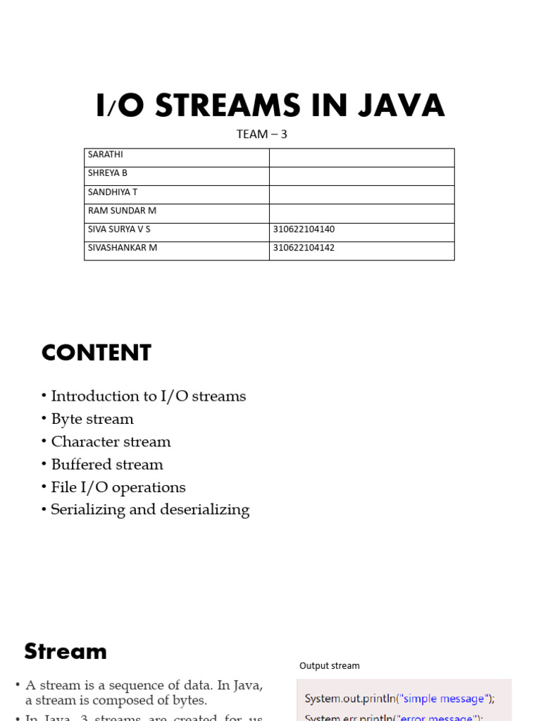 Java | PDF | Input/Output | Computer File