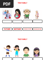 Family Members Matching Worksheet | PDF