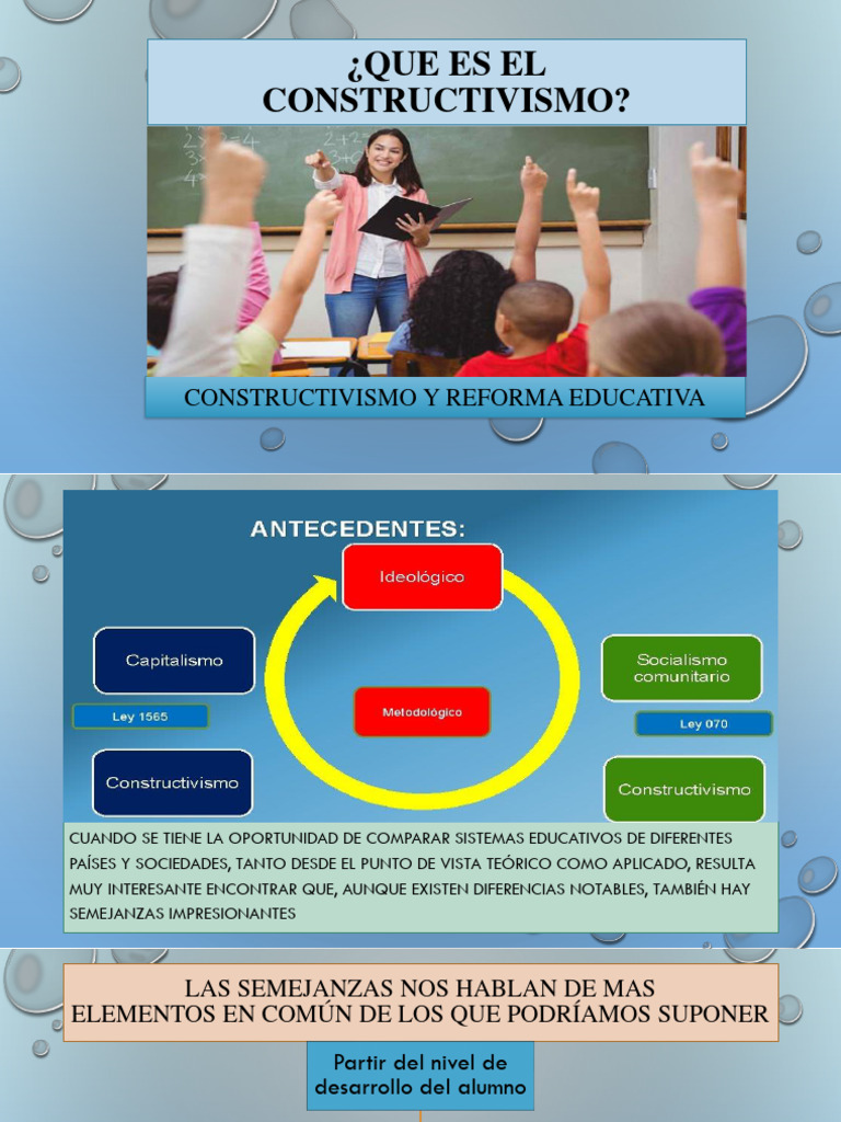 Constructivismo | PDF | Constructivismo (filosofía de la educación) | Esquema (psicología)