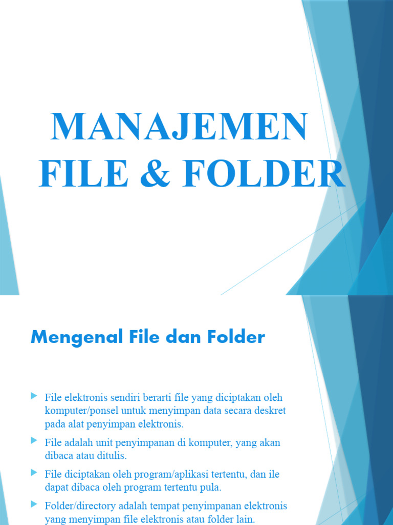 Manajemen File | PDF