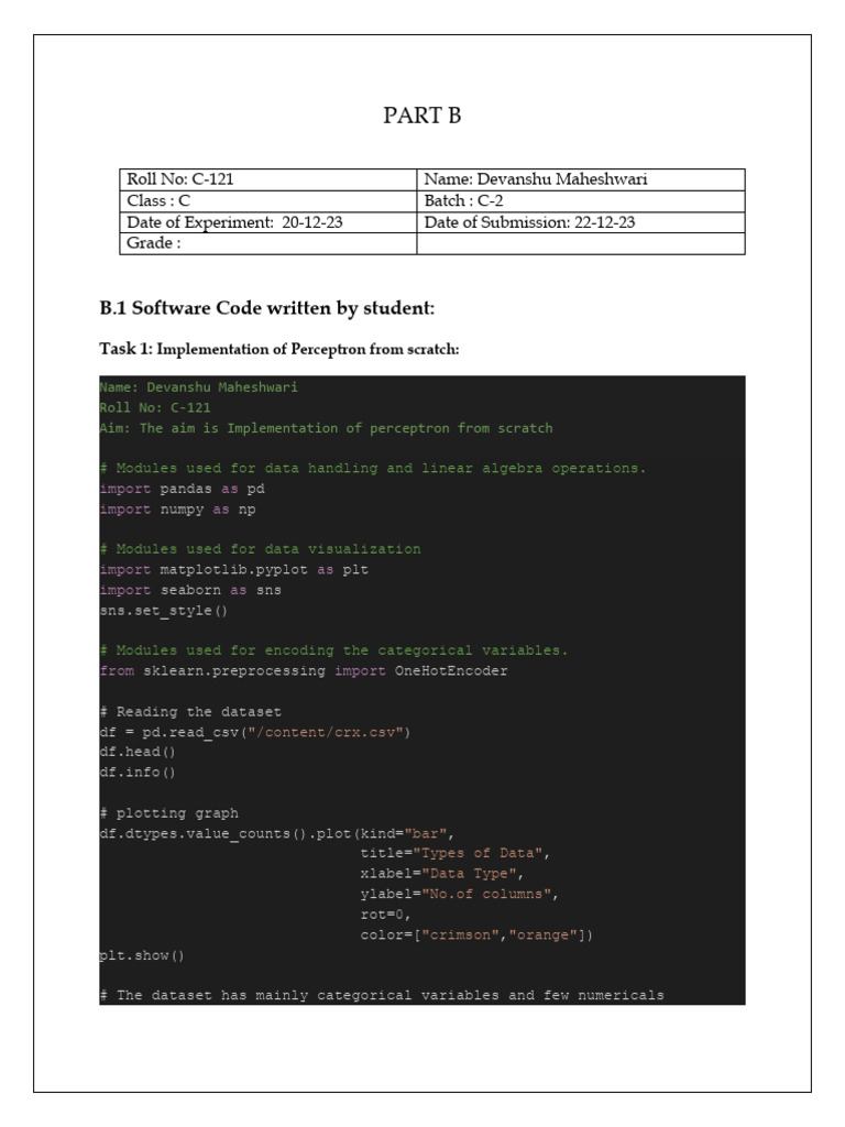 C121 Exp1 | PDF | Accuracy And Precision | Computer Science