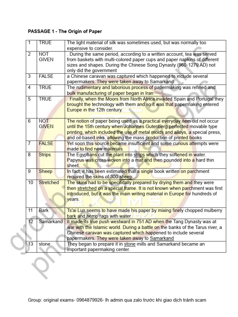 Explanation - 8 | PDF | Papermaking | Printing