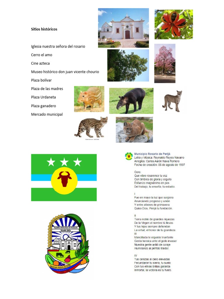 Himno y Escudo de Rosario de Perijá | PDF