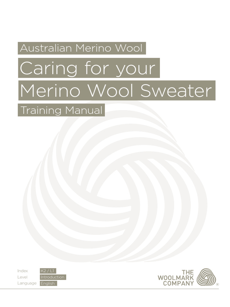 Merino Wool Sweater Care Guide | PDF | Sweater | Wool