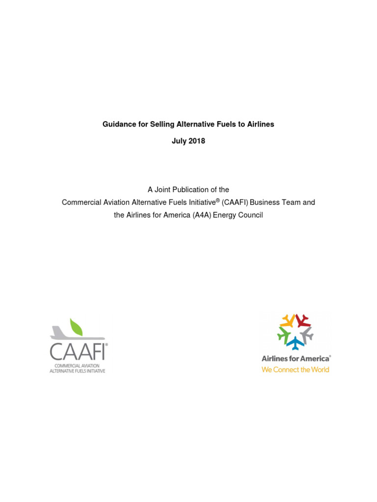 CAAFI Business Team Guidance Paper | PDF | Hedge (Finance) | Jet Fuel