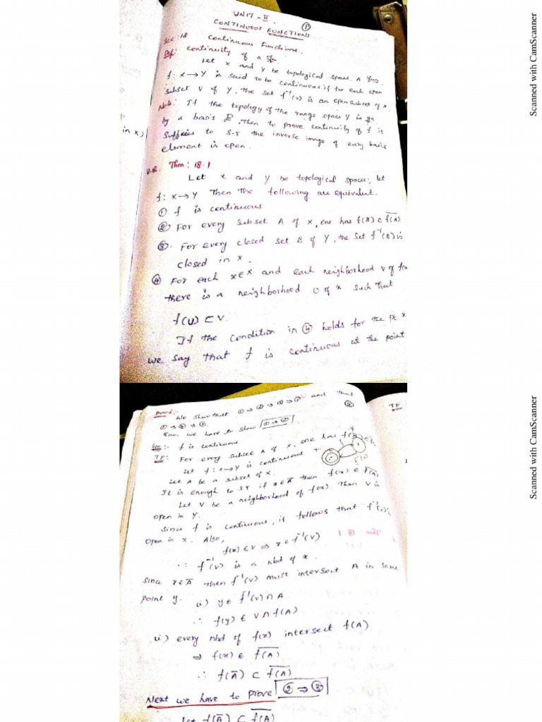 Continuous Function | PDF