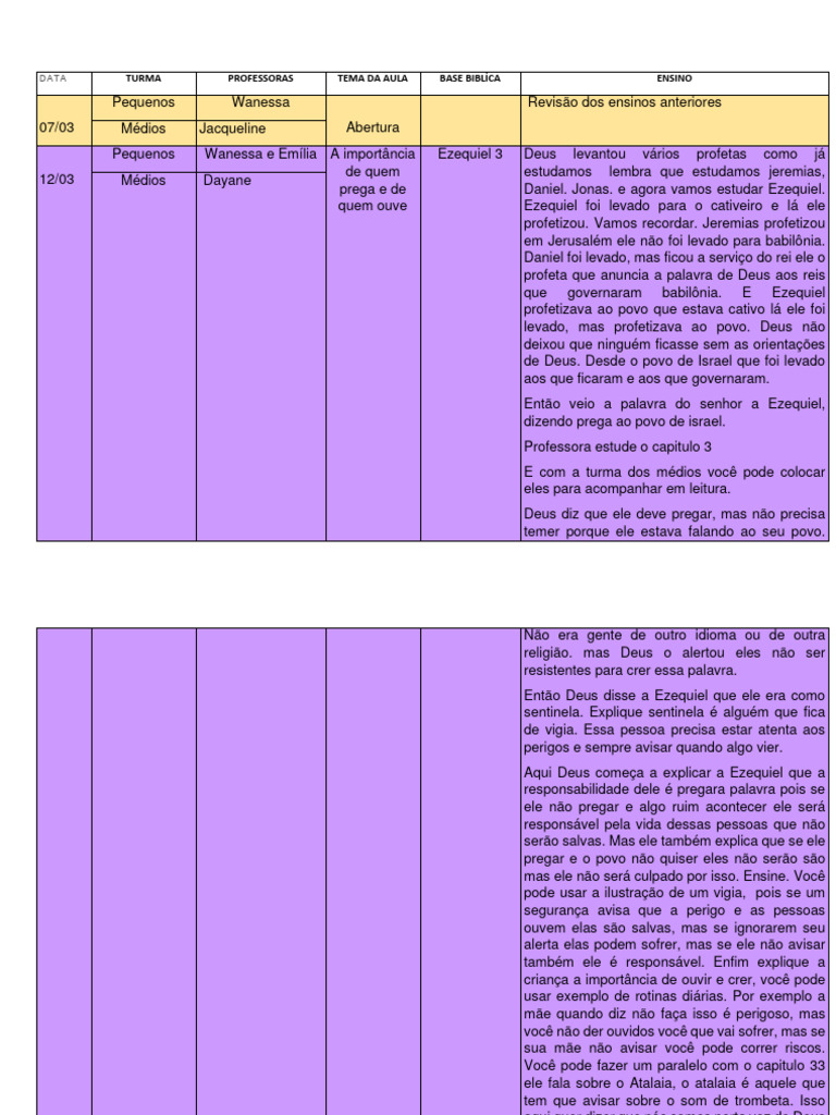Escala Ezequiel | PDF | Amor | Daniel (personagem Bíblica)