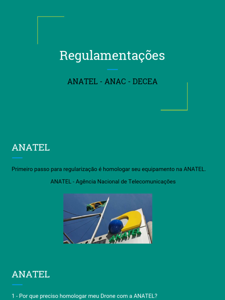 Homologação de Drones na ANATEL e ANAC | PDF | Aeronave | Veículo aéreo ...