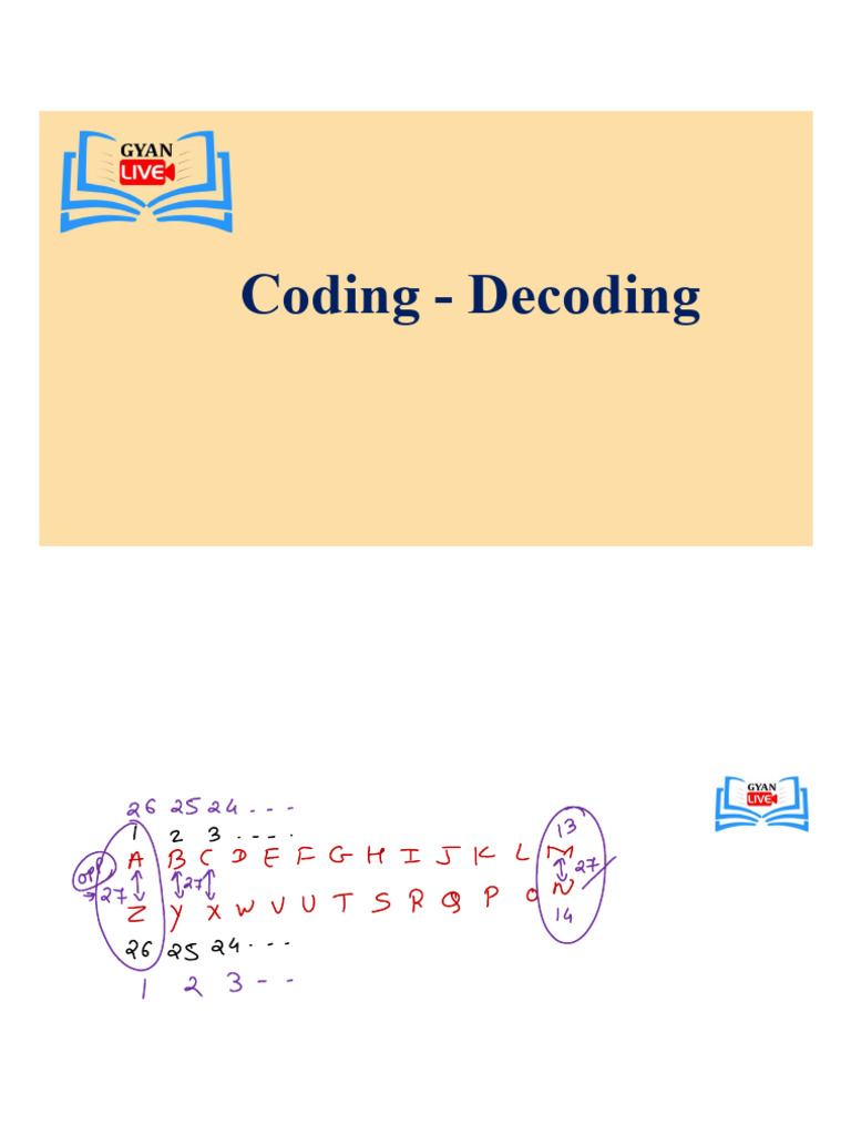 5 - Coding - Decoding - 777824724959 | PDF