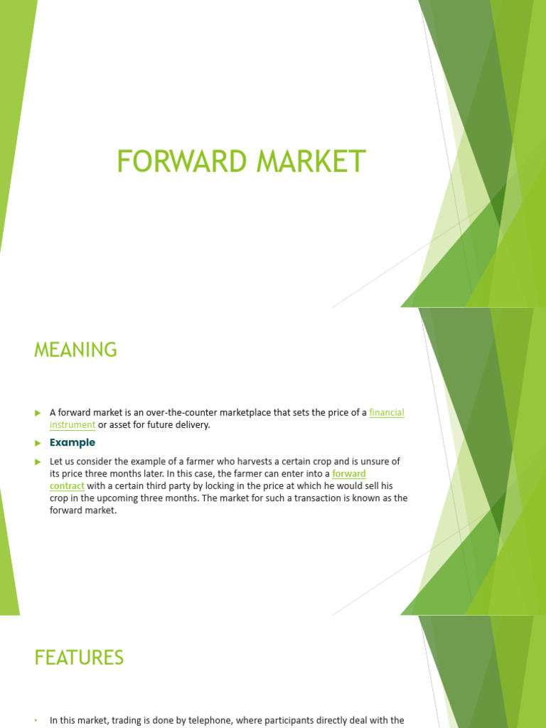 Forward Market | Download Free PDF | Futures Contract | Over The ...