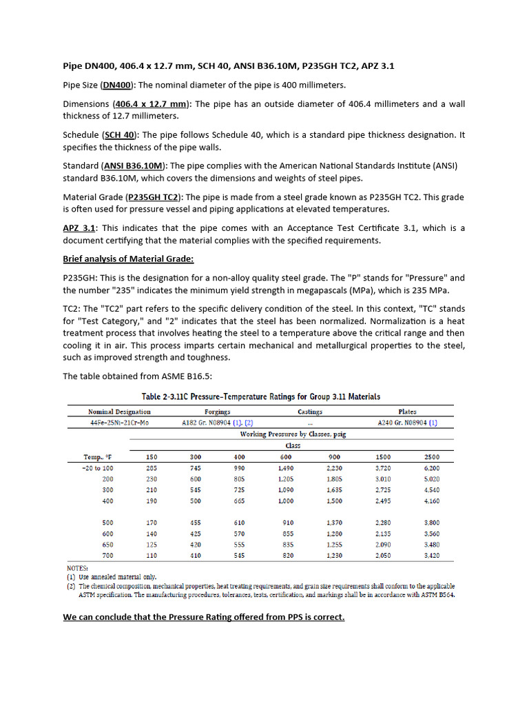 Pipe Materials | PDF
