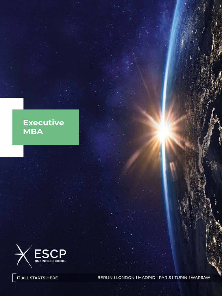 Executive Mba | PDF | Master Of Business Administration | Entrepreneurship