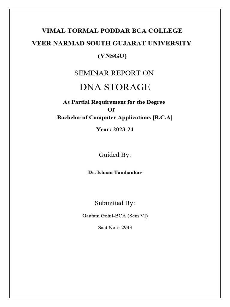 DNA Storage | PDF | Computing | Computer Data