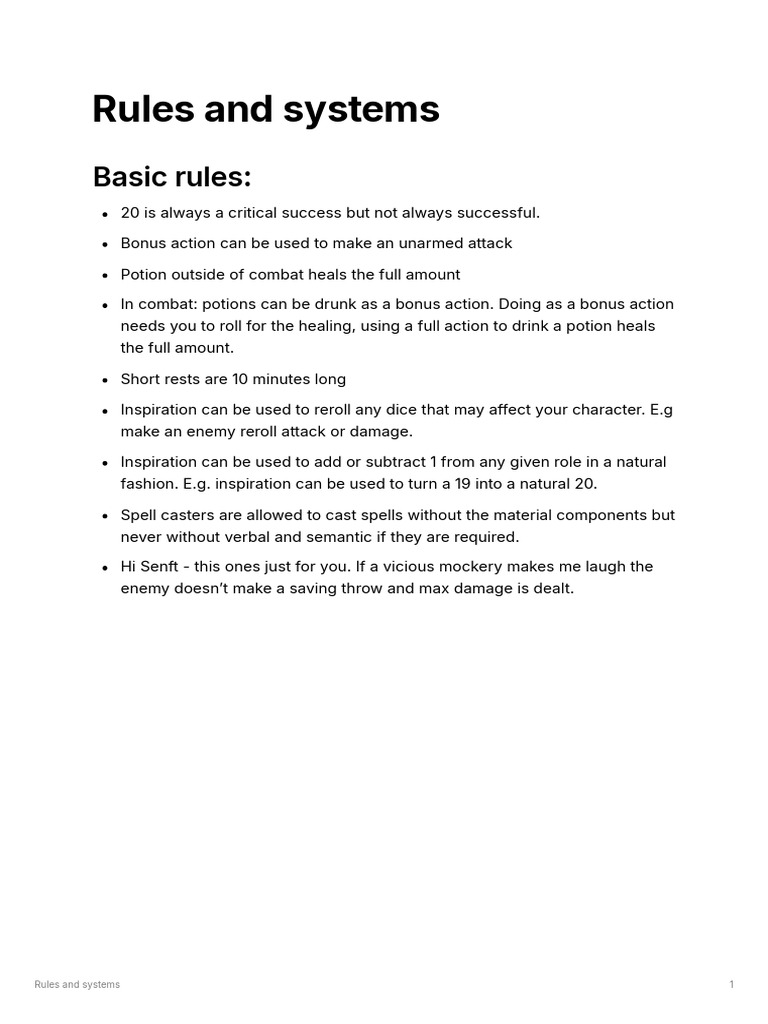 Rules and Systems 2 | PDF