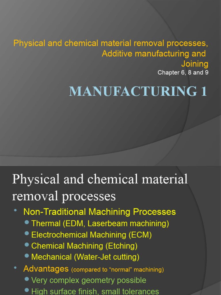 Week 6 AE 2024 - NTM and Joining | PDF | Construction | Welding