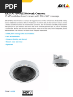 Datasheet Axis p3735 Ple Panoramic Camera en US 443423 | PDF | Camera ...
