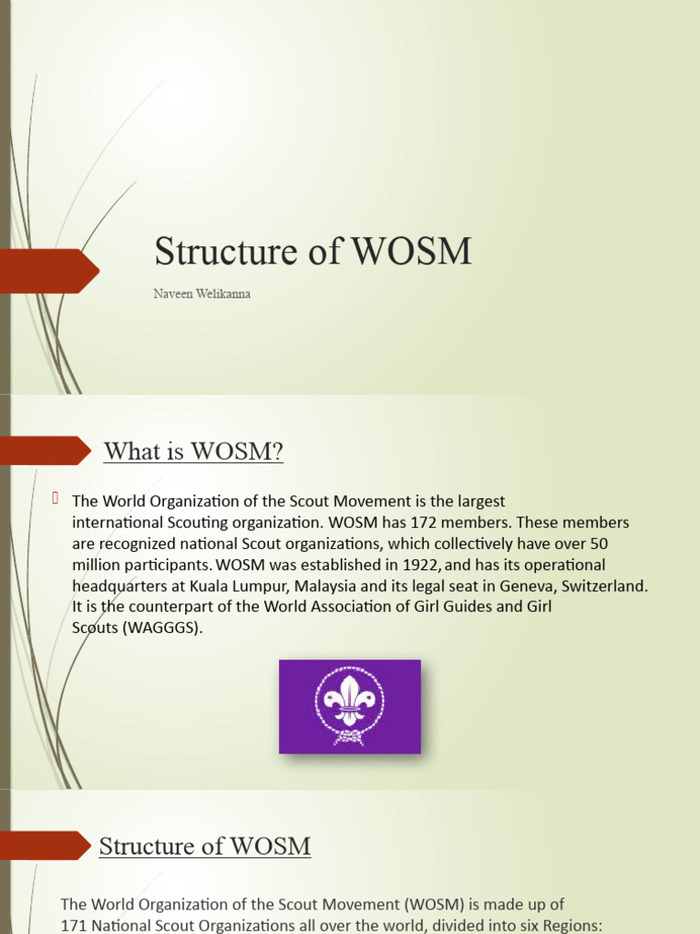 Structure of WOSM | PDF